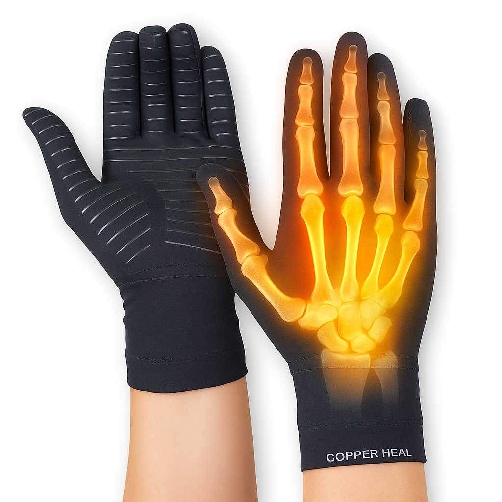 Arthritis Copper Compression Full Hand Gloves – COPPER HEAL